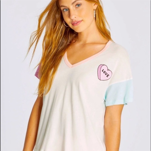Wildfox | Tops | New Wildfox Paradise Color Block Tshirt | Poshmark